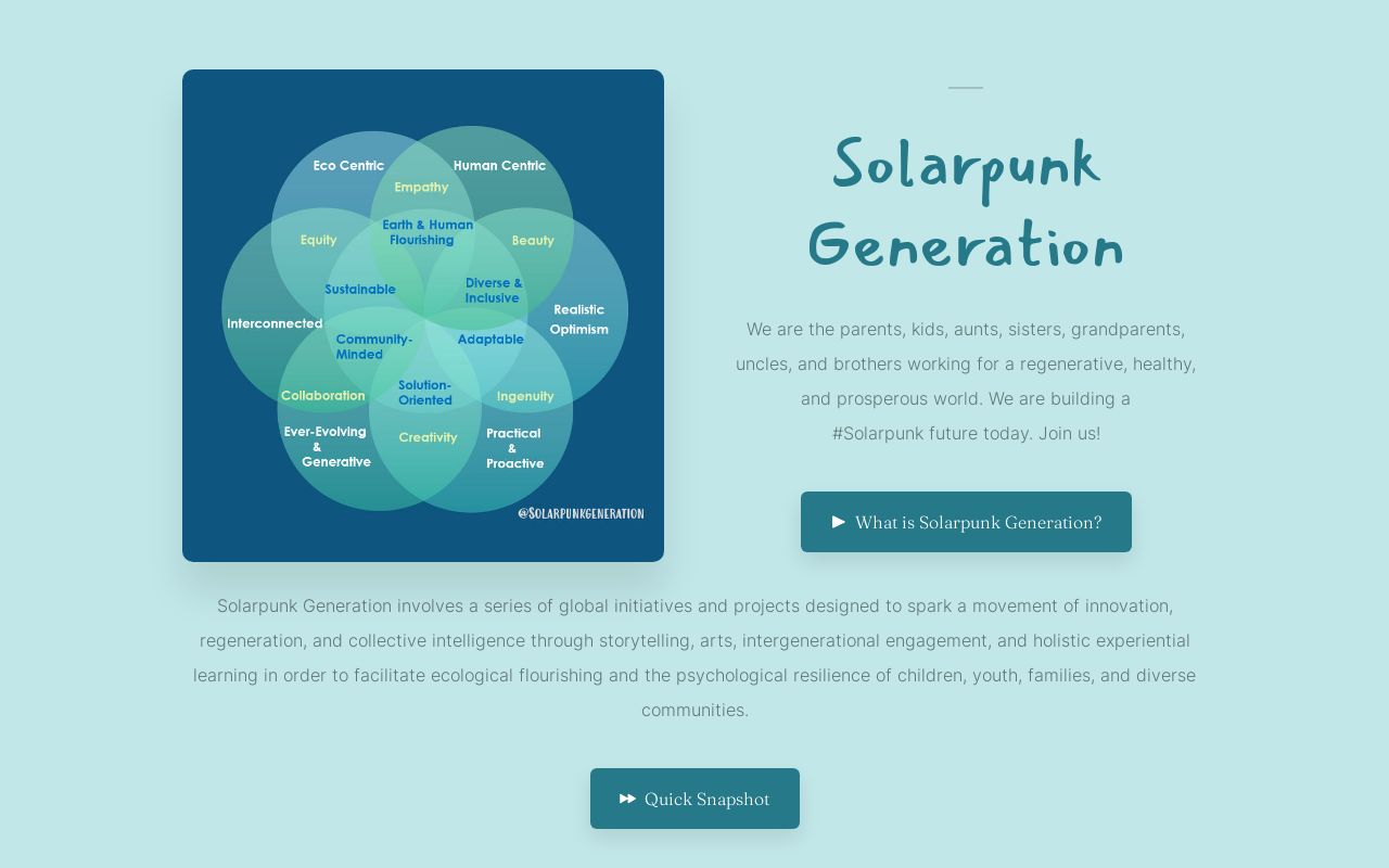 Solarpunk Generation